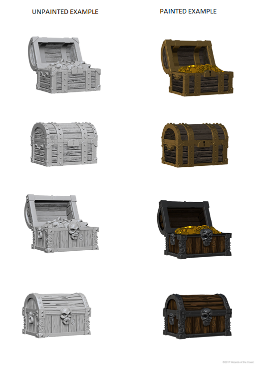 D&D Unpainted Minis - Chests – HP GAMING